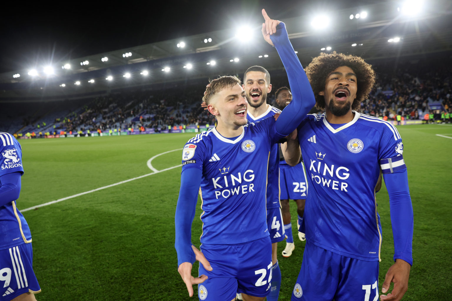 Hamza Choudhury and Andy King react as Kiernan Dewsbury-Hall confirms ...